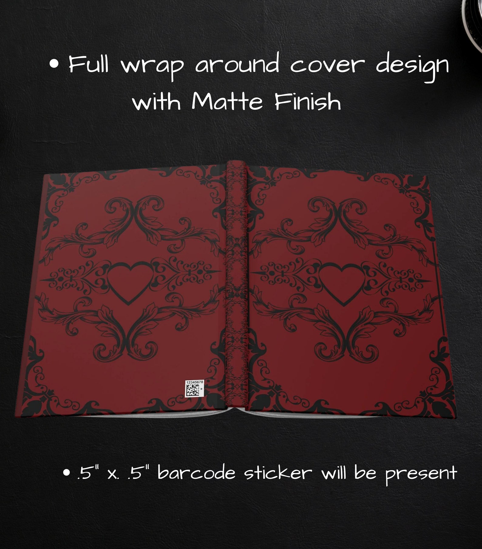 Dark Academia Gothic Design Hardcover Journal Matte - Etsy