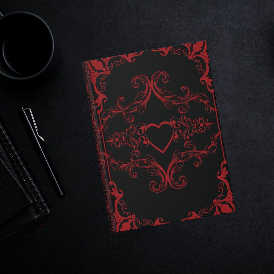 Dark Academia Gothic Hardcover Journal Matte - Gothic Style Elegant ...