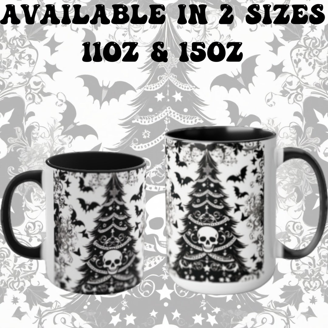 Merry Creepmas Gothic Coffee Mug Spooky and Stylish: Merry Creepmas ...