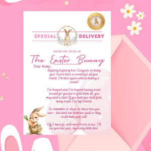 Easter Prints / Egg Hunt Poem / Easter Bunny Letter - Etsy