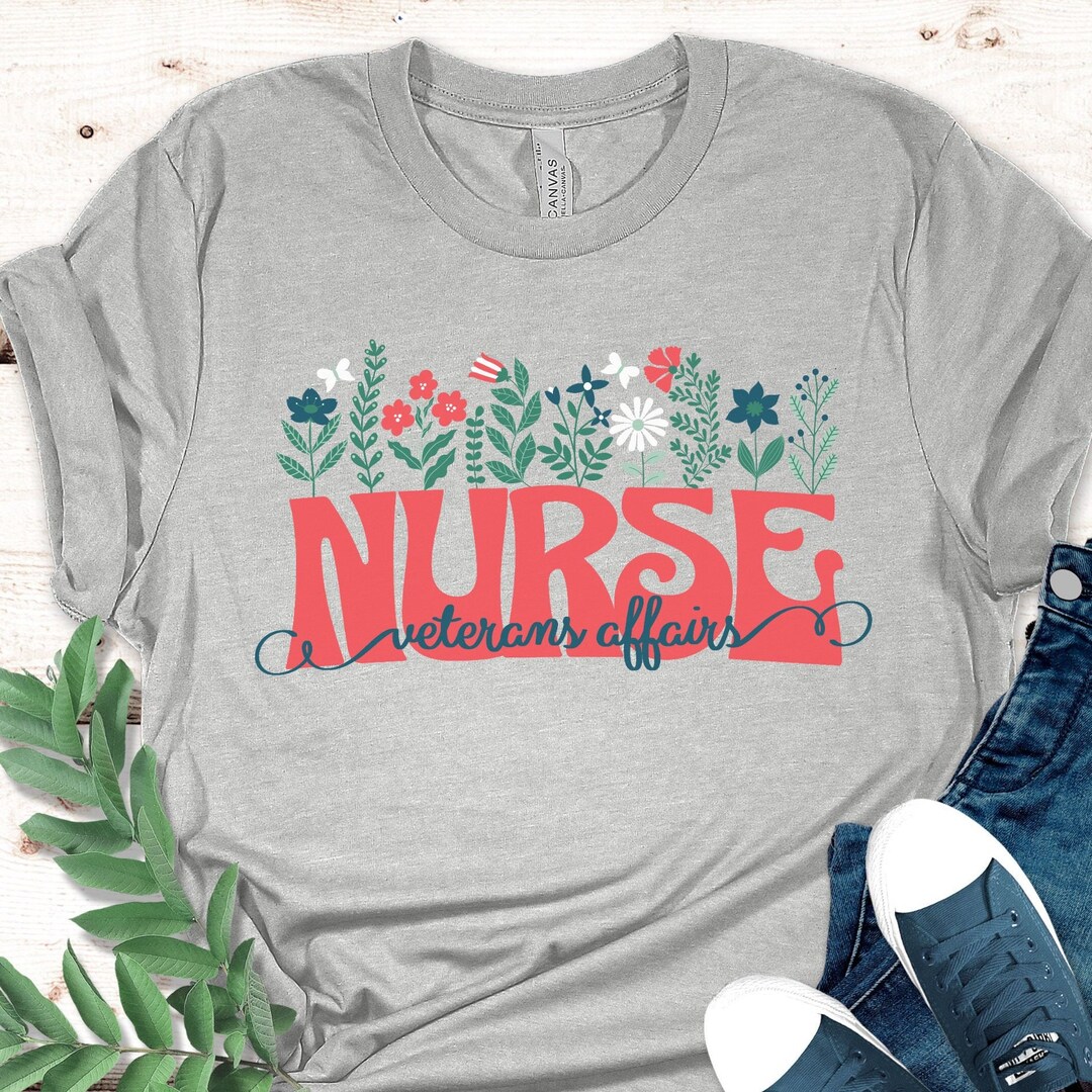 Veterans Affairs Nurse Shirt, VA Nurse Shirt, Miltary Nurse Shirt ...