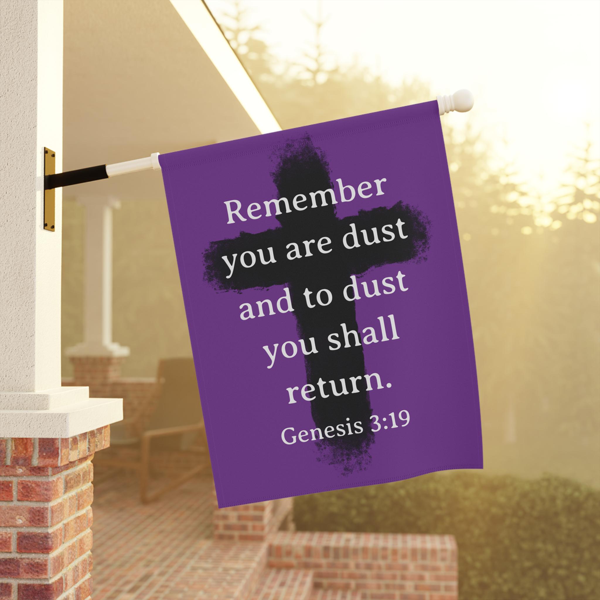 Lent Yard Flag, Lent Garden Banner, Ash Wednesday, Catholic Lent ...