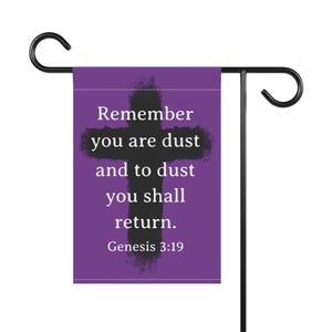 Lent Yard Flag, Lent Garden Banner, Ash Wednesday, Catholic Lent ...
