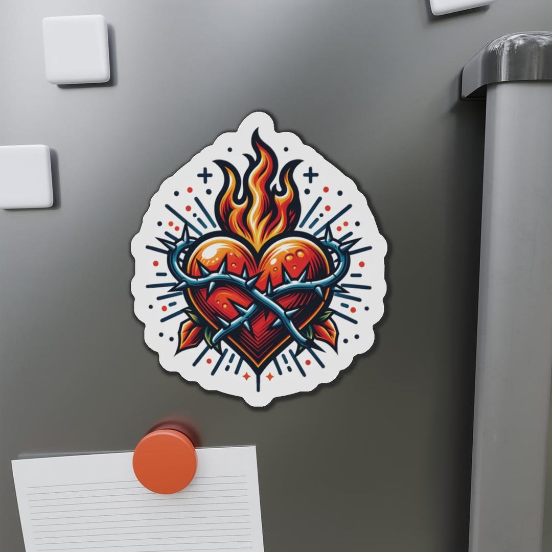 Sacred Heart of Jesus Magnet, Catholic Magnet, Sacred Heart, Catholic ...