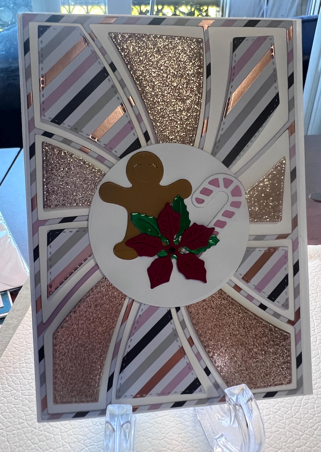 Christmas Card, Holiday Card, Gingerbread Man Card, Handmade Card - Etsy