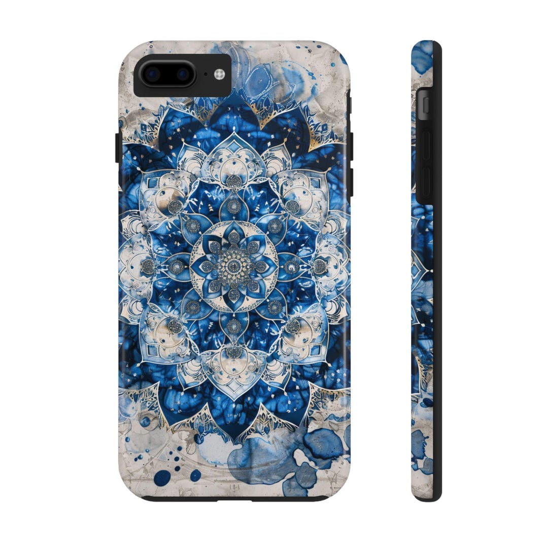 Mandala Spiritual Blue Spiritual Tough Phone Cases Unique Phone ...