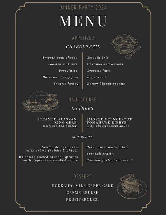 Plantilla Para Cena Formal