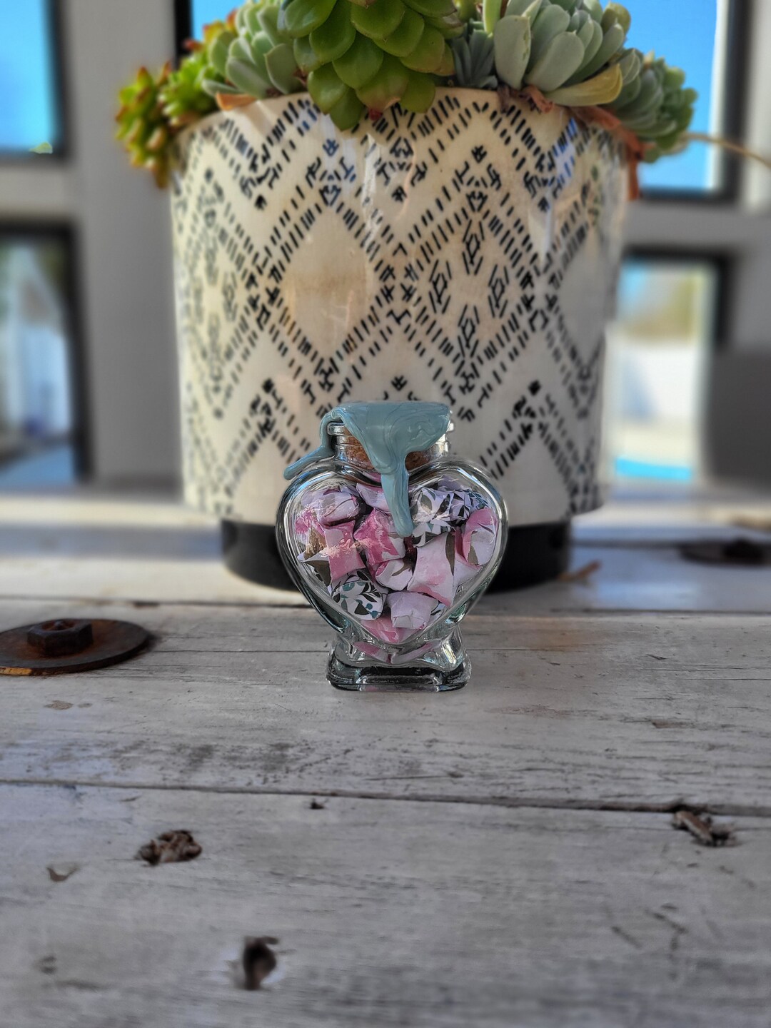 Decorative Jar, Star Jar, “floral Essence” - Etsy