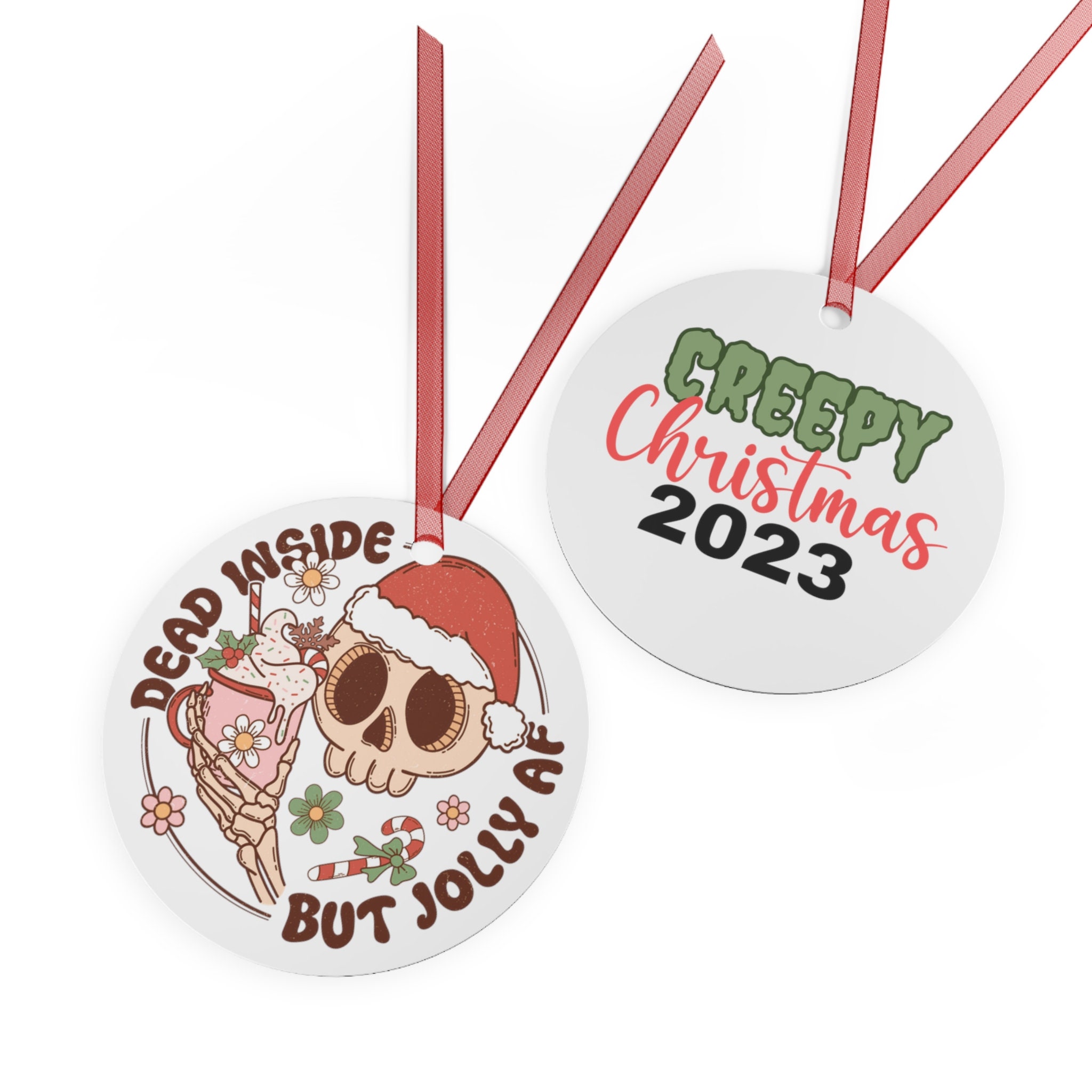 Creepy Christmas, Skeleton Christmas, Skull Christmas, Halloween ...