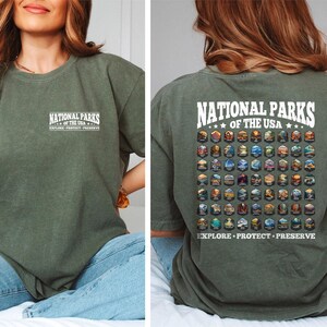 National Parks Shirt US National Park Gifts National Parks Camping Gift ...