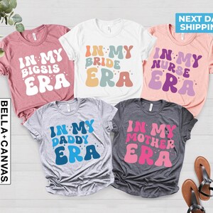 In My Custom Era Shirts, Custom Text Era Shirt, Mama Gift Shirts, Retro ...