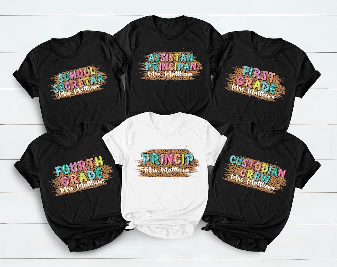 Personalized School Staff Shirts, Front Office Dream Team Shirts ...