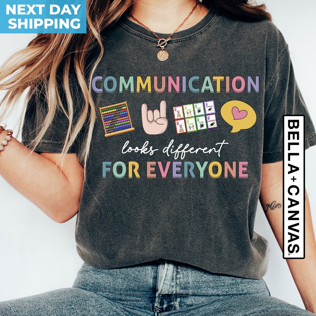 Speech Therapy Shirt, Communication Shirt, Speech Pathologist Shirt ...