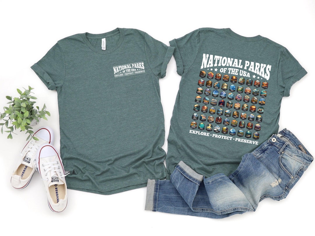 National Parks Shirt US National Park Gifts National Parks Camping Gift ...