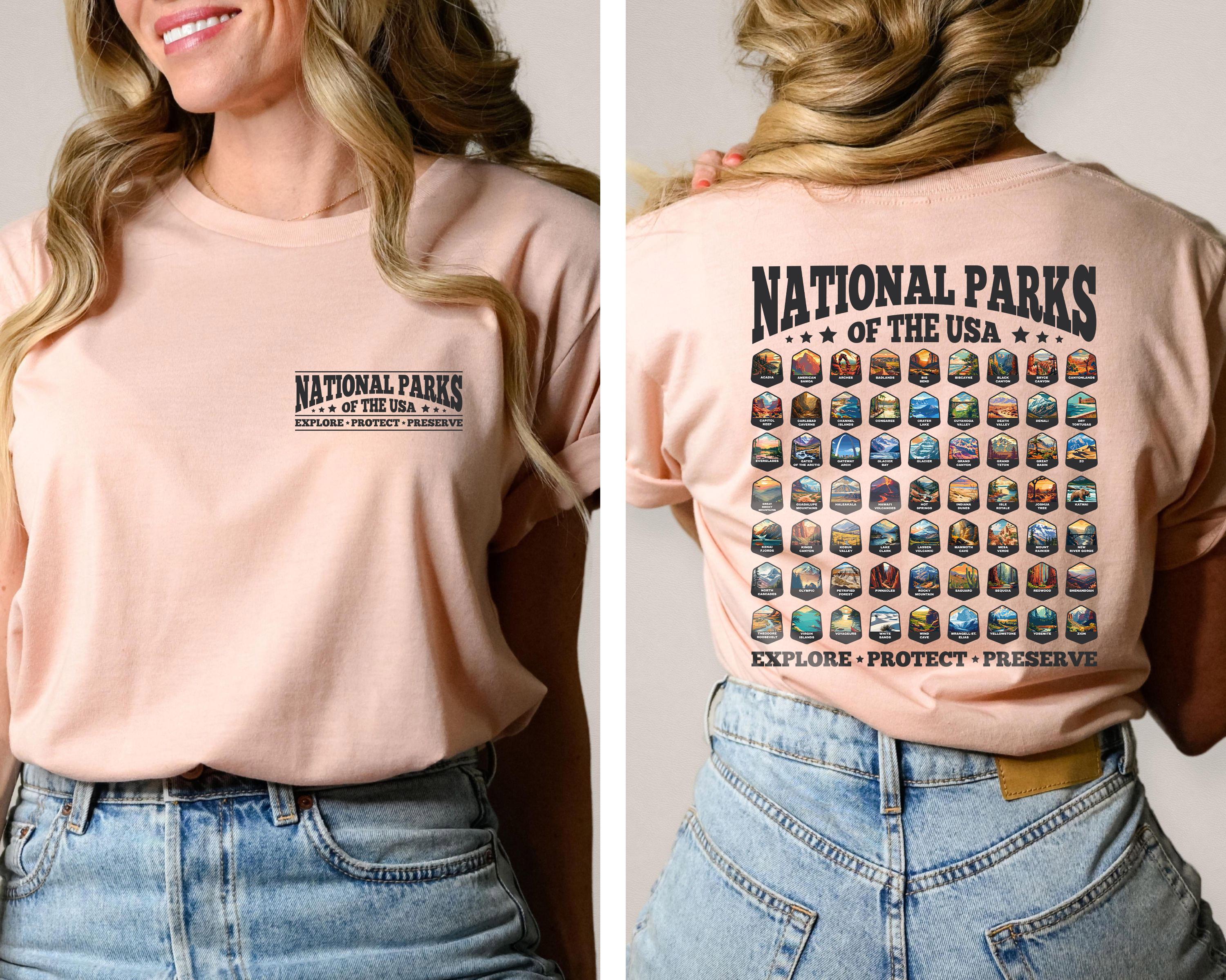 National Parks Shirt US National Park Gifts National Parks Camping Gift ...