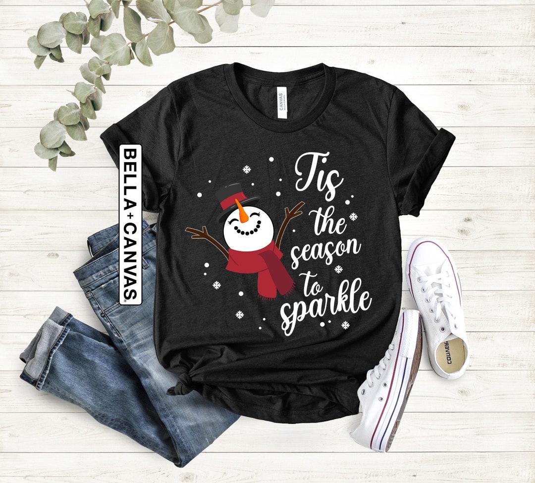 Snowman Christmas Shirt, Christmas Shirts for Women, Christmas Shirt ...