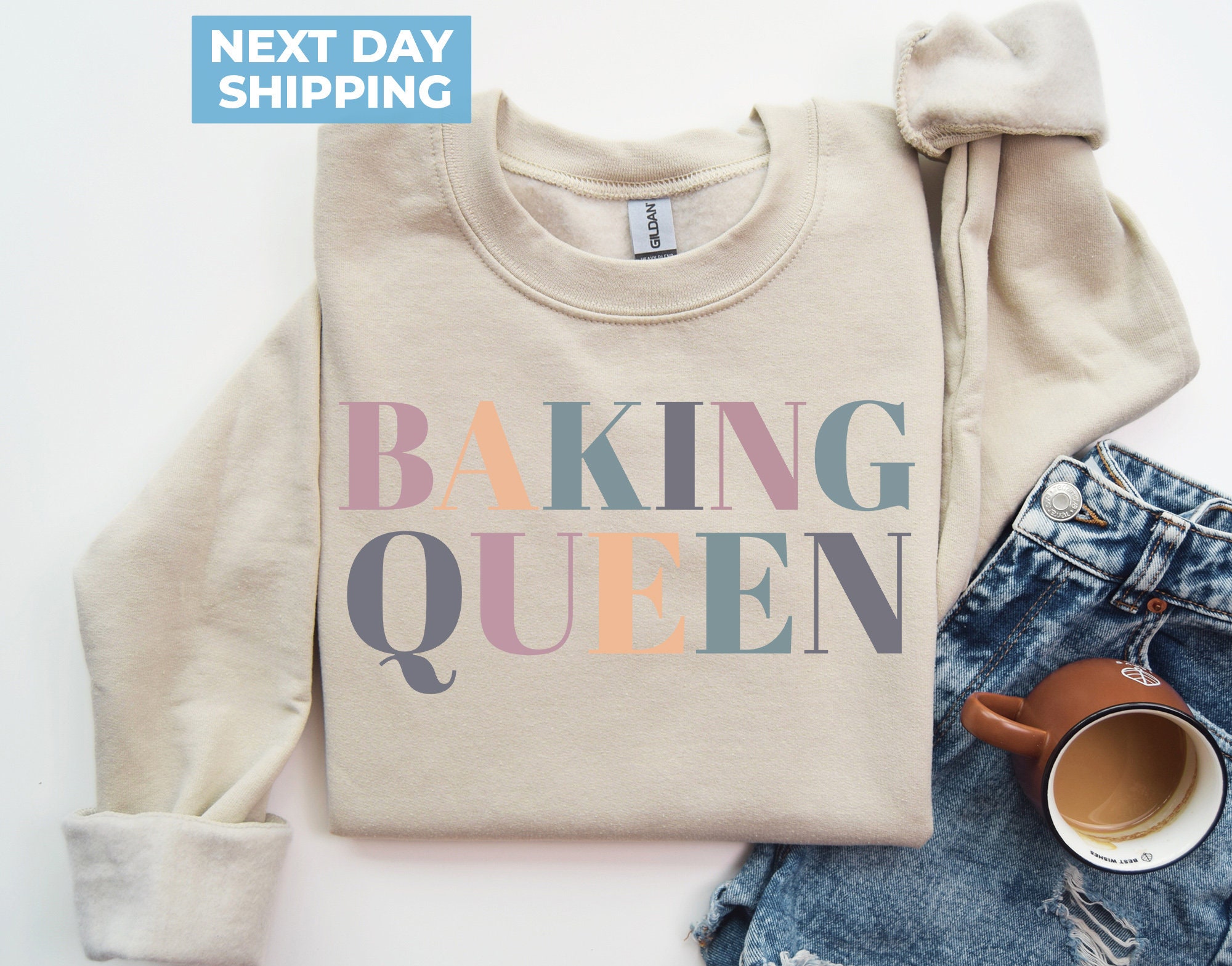 Baking Sweatshirt, Baking Shirts, Baker Gifts, Mama Crewneck, Chef ...