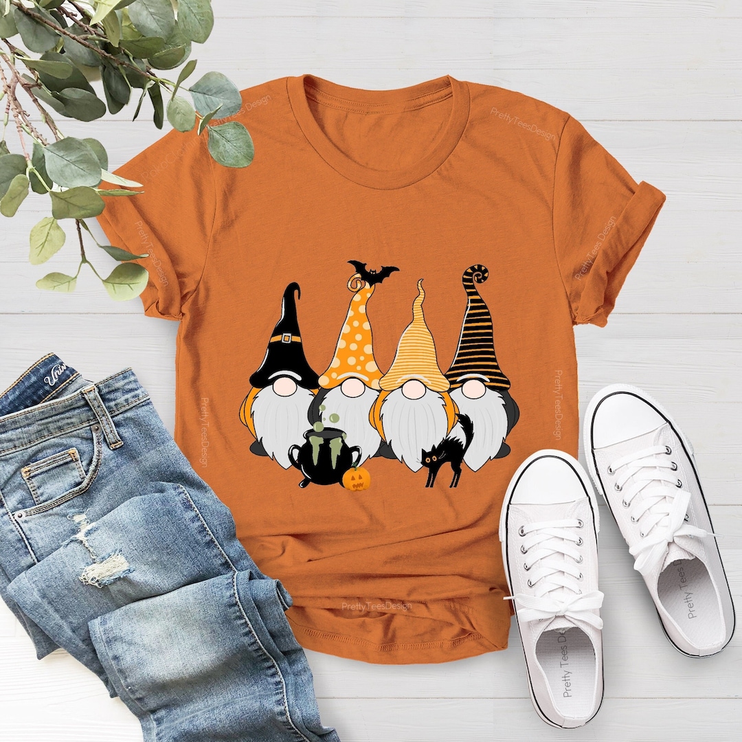 Halloween Gnomes Shirt, Halloween Shirt, Halloween Funny Shirt ...