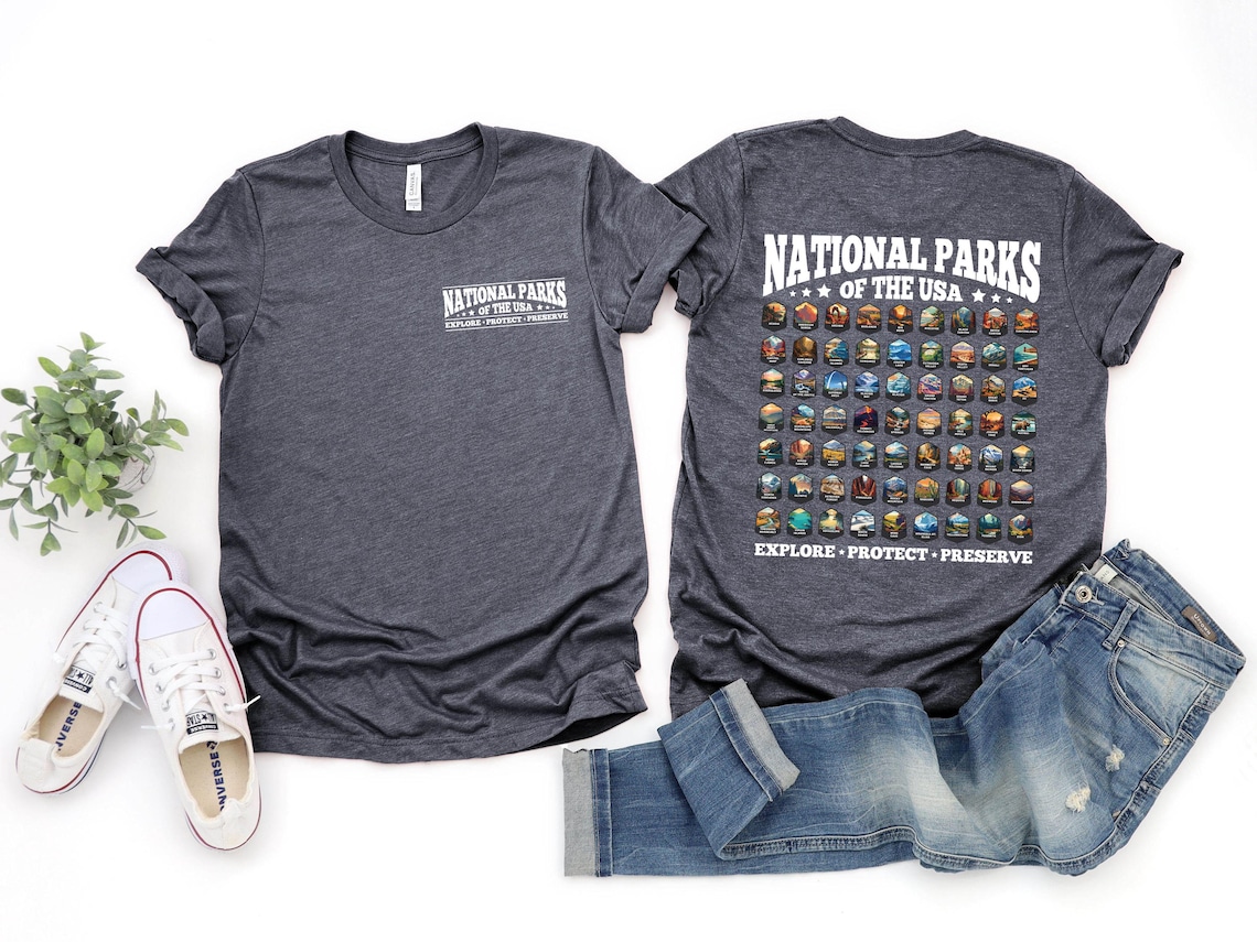 National Parks Shirt US National Park Gifts National Parks Camping Gift ...