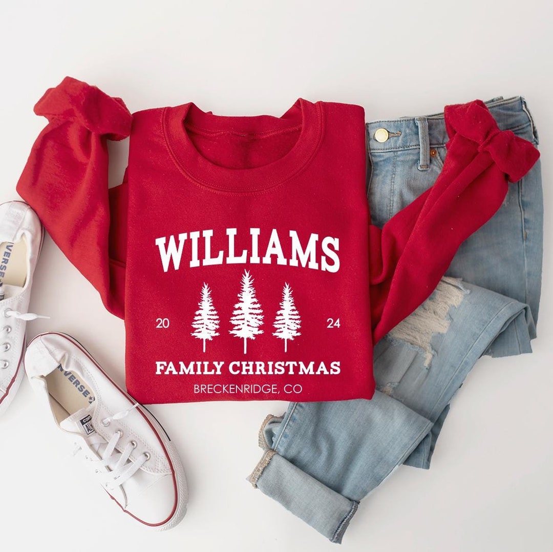 Custom Family Christmas Sweatshirts, Matching Family Christmas Shirts ...
