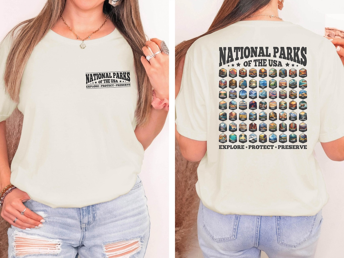 National Parks Shirt US National Park Gifts National Parks Camping Gift ...