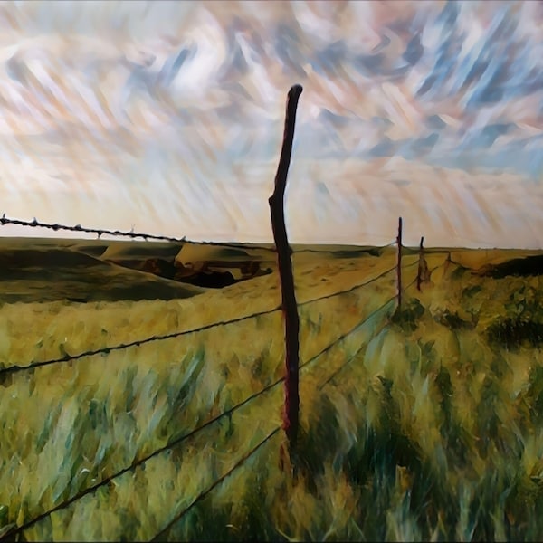 Prairie Landscape - Etsy