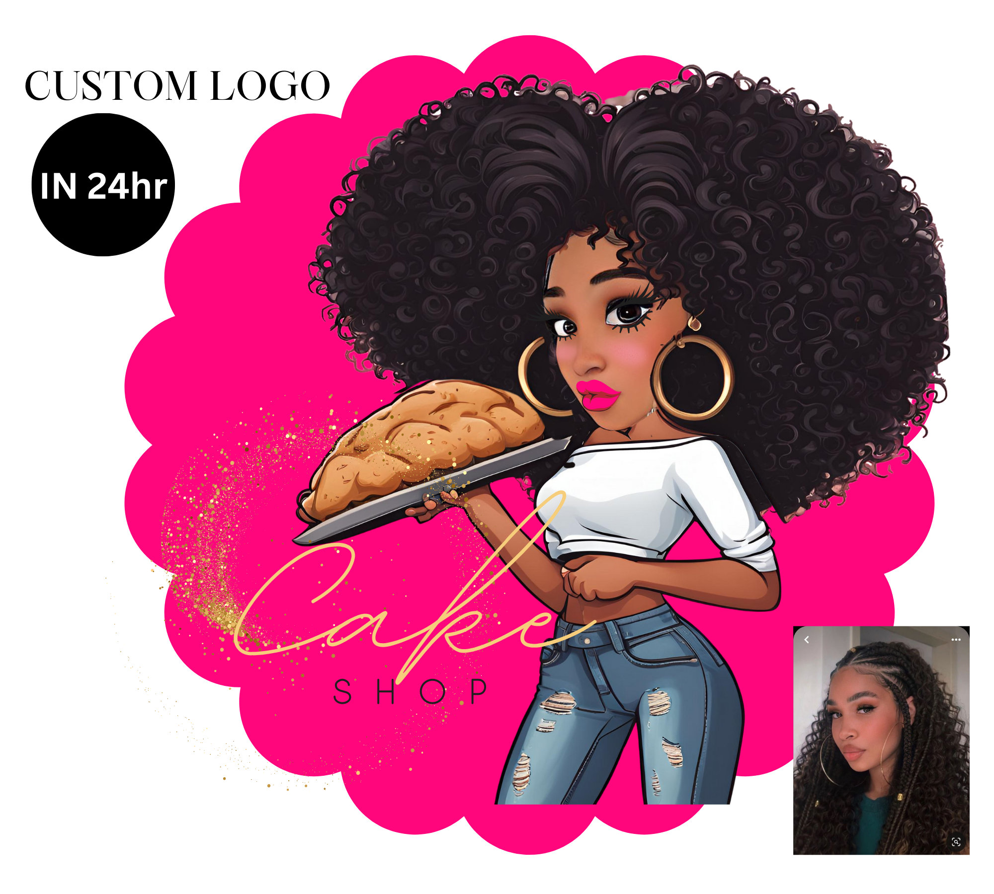 Cartoon Logo, Portrait Logo, Business Logo, Crafter Logo, Caricature ...