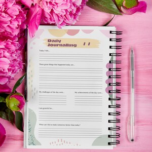 Daily Wellness Journal Printables | Daily Reflections | Wellbeing ...