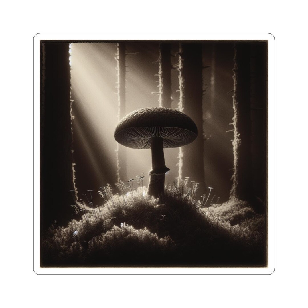 Mystical Mushroom Kiss-cut Stickers for Nature Lovers, Laptop Decals ...