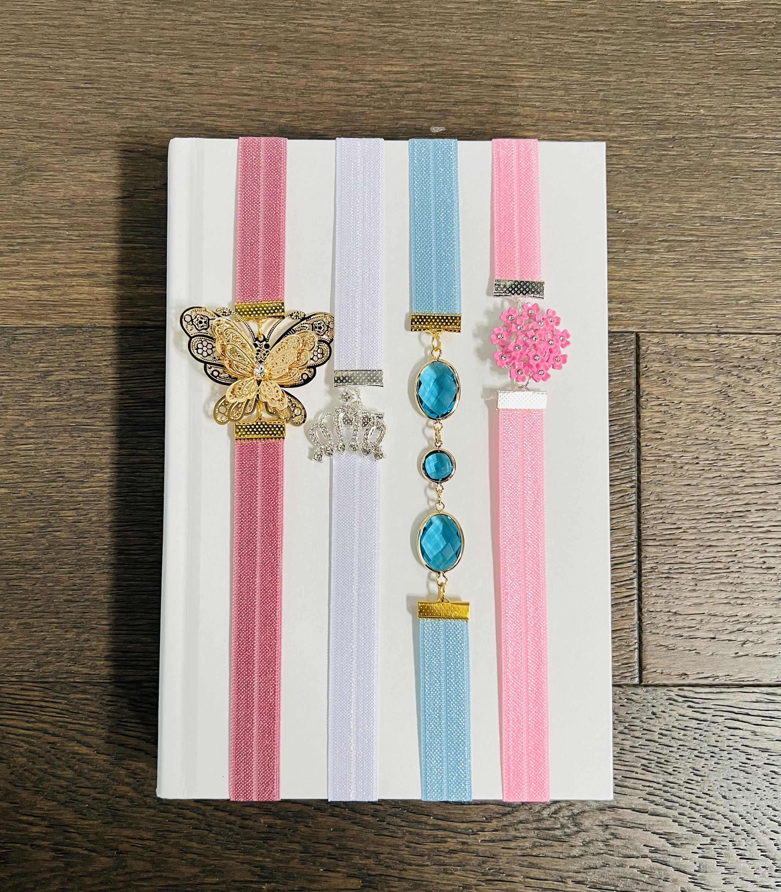 Elastic Ribbon Handcrafted Bookmarks - Etsy