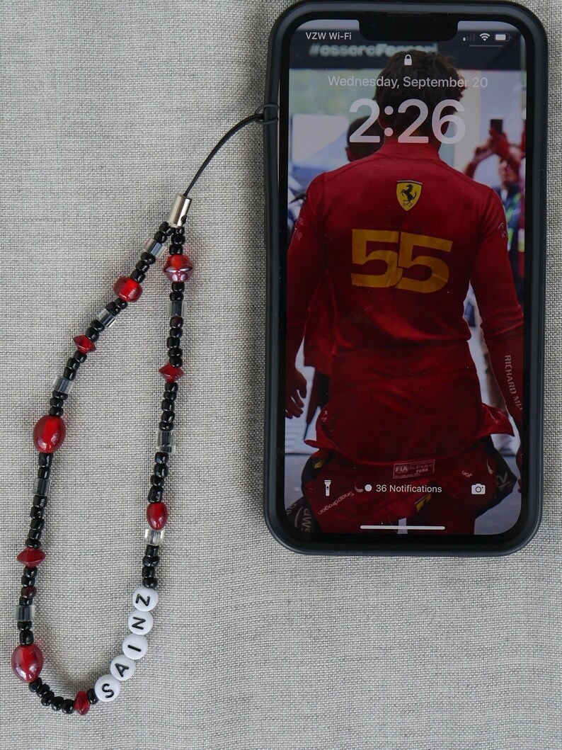 Formula One Phone Keychain - Etsy