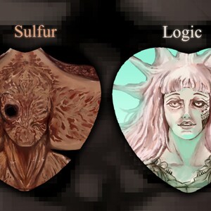 Fear and Hunger Termina God Pinback Buttons - Pins, Badges - Rher, Gro ...