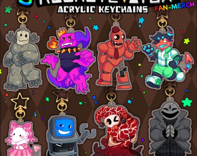 SERIES 3 REGRETEVATOR - Keychains: Fleshcousin, Jeremy, Reddy ...