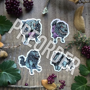 Fear and Hunger Moonless Vinyl Stickers - Binky Moonless - Etsy