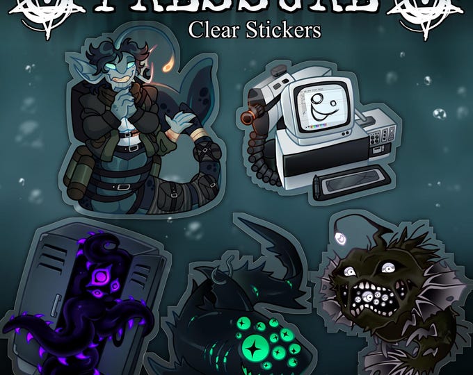 Roblox Pressure - Sebastian Solace and Painter Stickers - Etsy