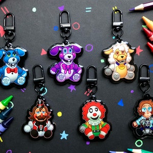 The Walten Files - Acrylic Keychains - Bon, Banny, Sha, Boozoo, Billy ...