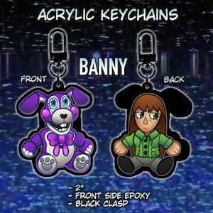 The Walten Files - Acrylic Keychains - Bon, Banny, Sha, Boozoo, Billy ...