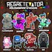 Preorder SET 3 REGRETEVATOR Stickers: Fleshcousin, Jeremy, Reddy ...