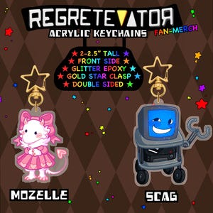 SERIES 3 REGRETEVATOR - Keychains: Fleshcousin, Jeremy, Reddy ...
