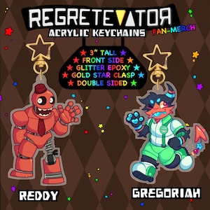 SERIES 3 REGRETEVATOR - Keychains: Fleshcousin, Jeremy, Reddy ...