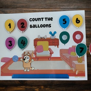 Bluey Activity Book. Printable Preschool & Toddler Learning Binder ...