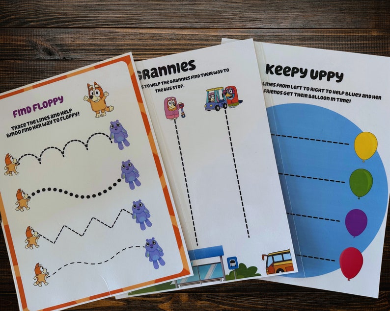 Bluey Activity Book. Printable Preschool & Toddler Learning - Etsy ...