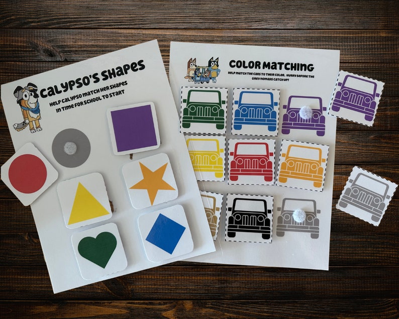 Bluey Activity Book. Printable Preschool & Toddler Learning Binder ...