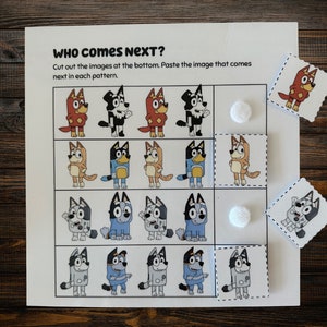 Bluey Activity Book. Printable Preschool & Toddler Learning Binder ...