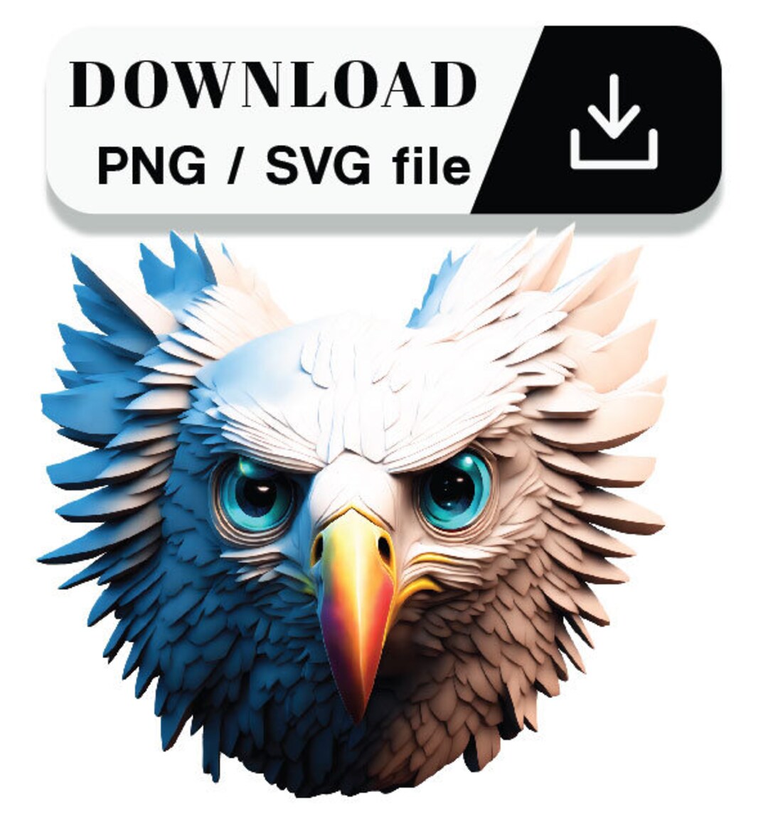 Instant Download PNG and SVG Files. Eagle, Heart, Tumbler, Graphic ...