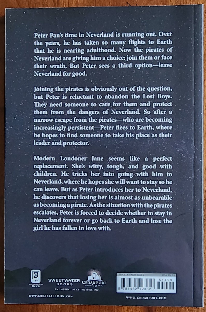 Escaping Neverland Melissa Lemon - Etsy