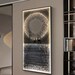 Radiant Modern Art: Crystal LED Painting Elegant Frame Home Decor ...