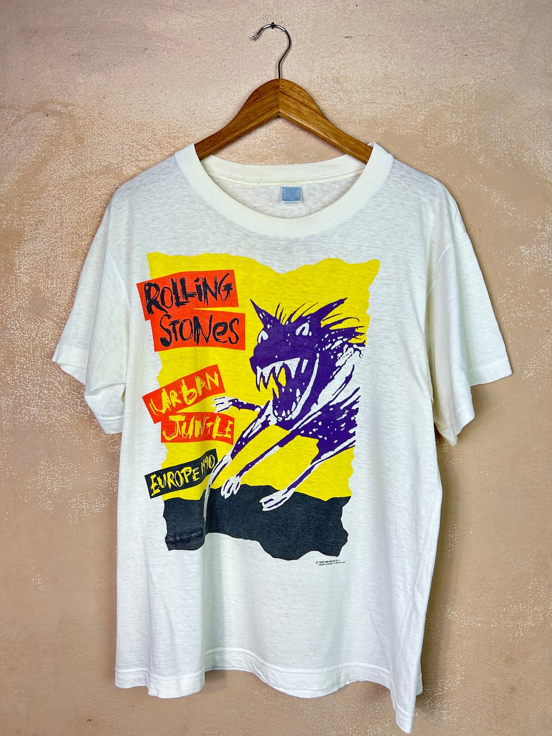 The Rolling Stones 1990 urban Jungle Tour T-shirt - Etsy