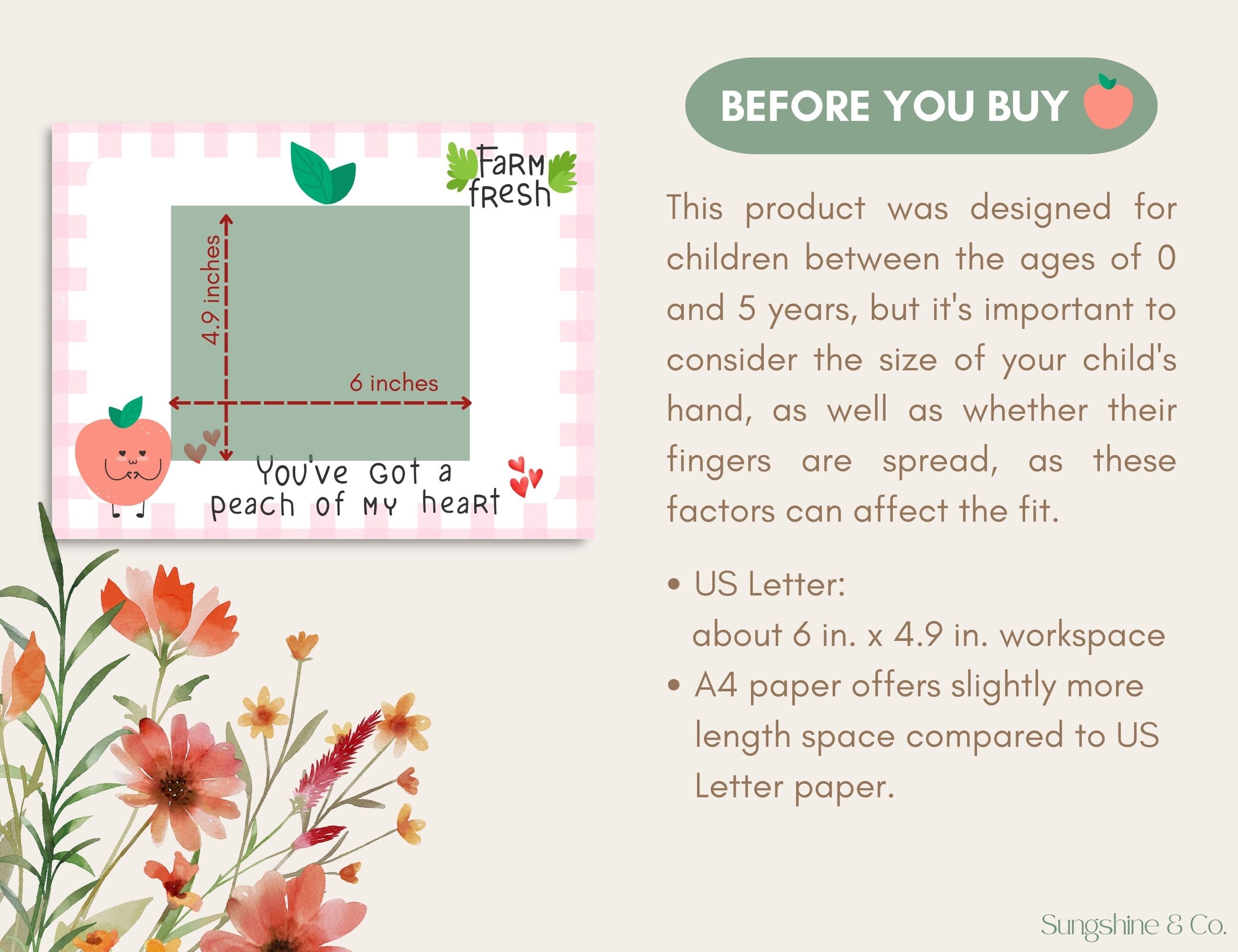 Peach Handprint Art, Preschool Activity, Summer Craft, Crafts for Kids ...