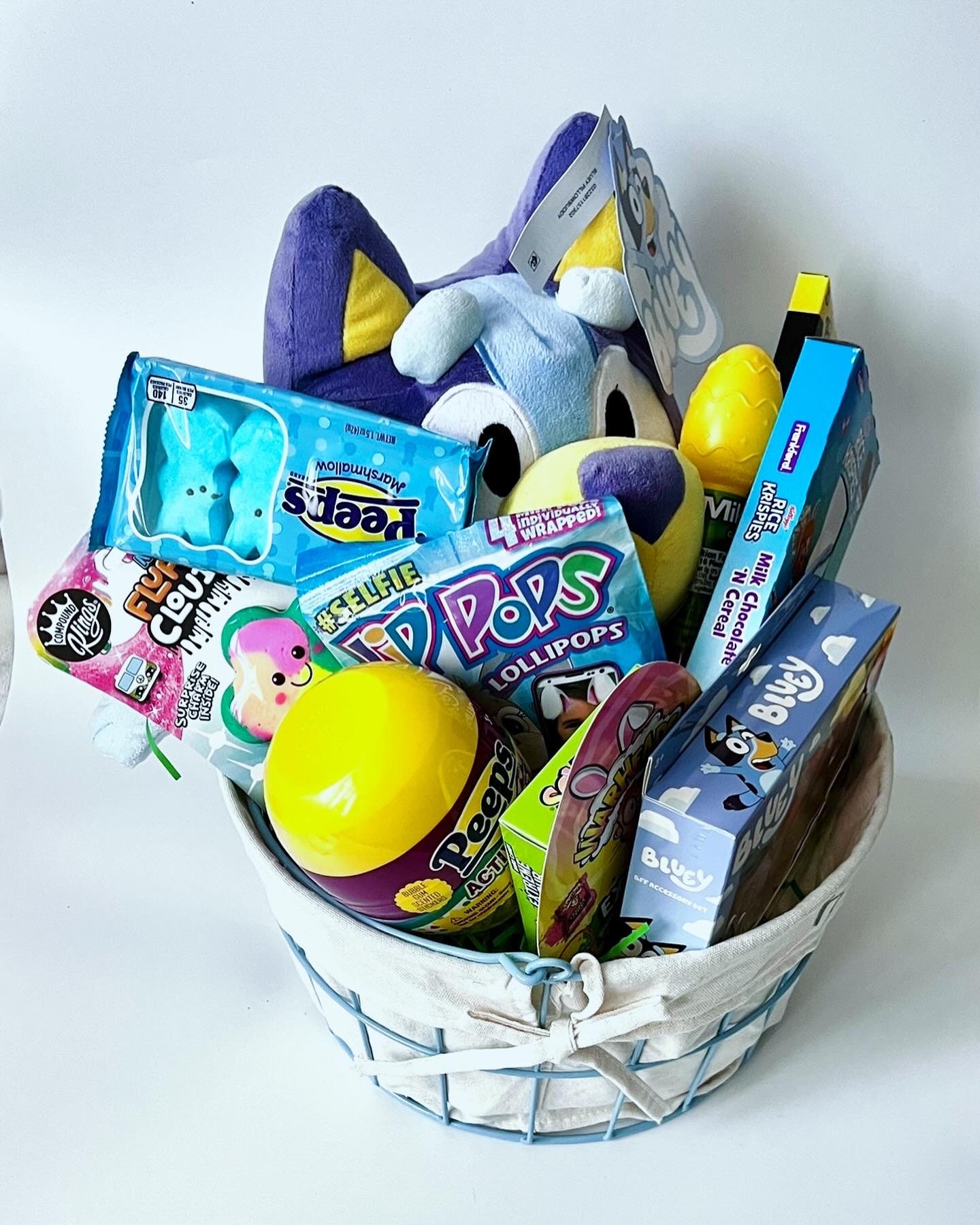 Bluey Jumbo Plush Gift Basket - Etsy